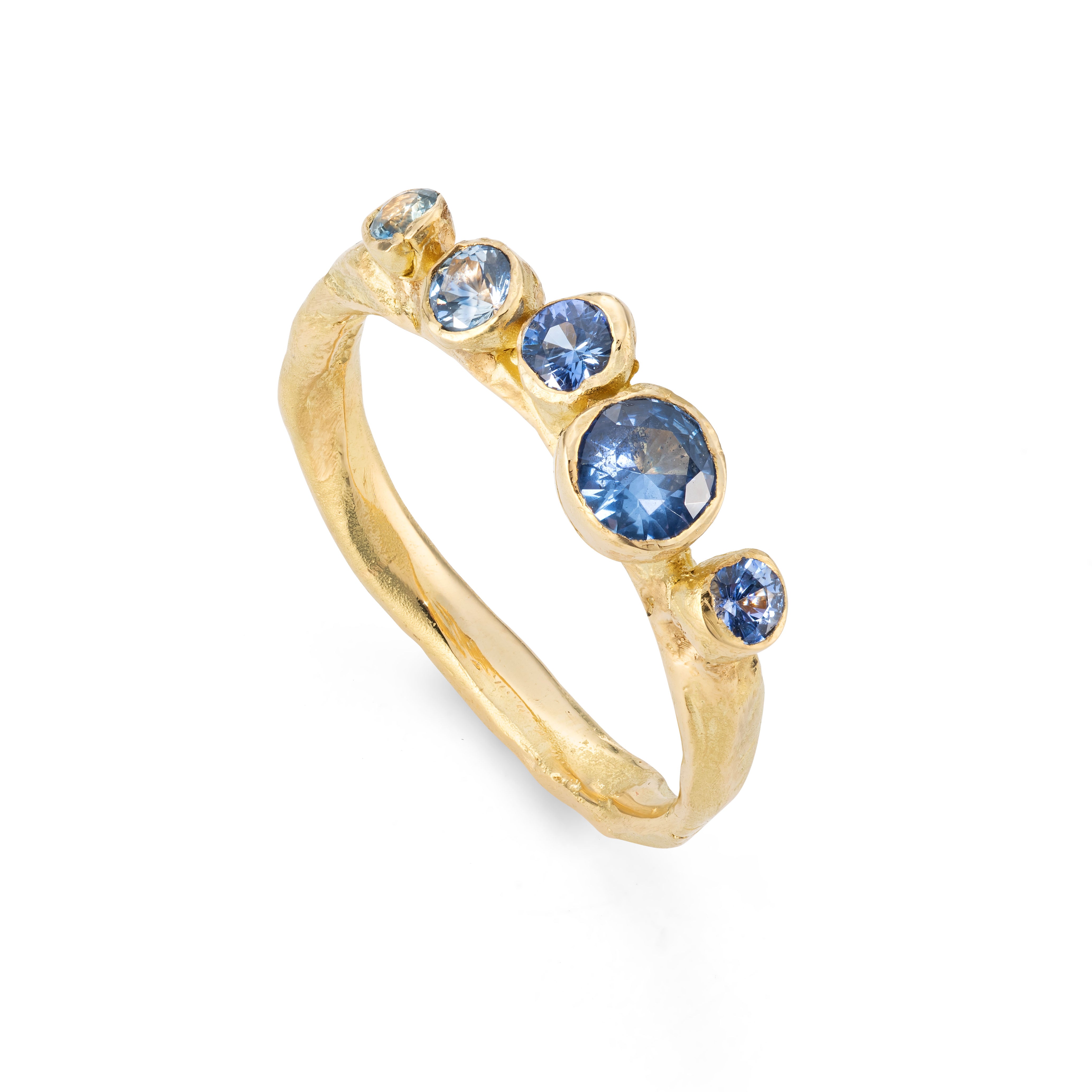 Unique Sapphire Ring Handmade Engagement Ring Emily Nixon