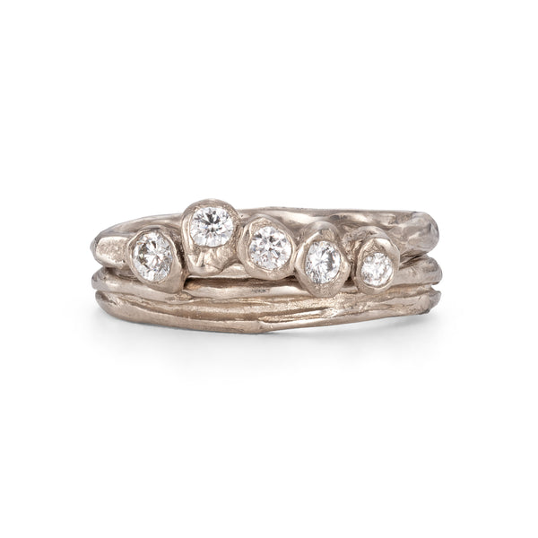 All White Barnacle Bay Ring – Emily Nixon